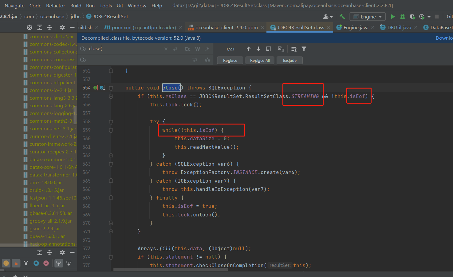 Java 程序流式读取 OceanBase 数据库数据-OceanBase数据库使用指南