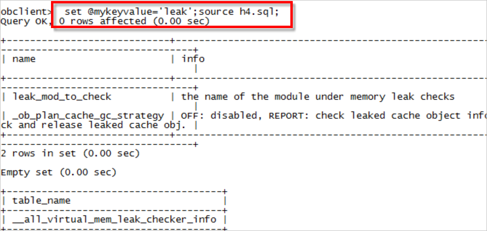 如何使用 SQL 脚本-OceanBase数据库使用指南