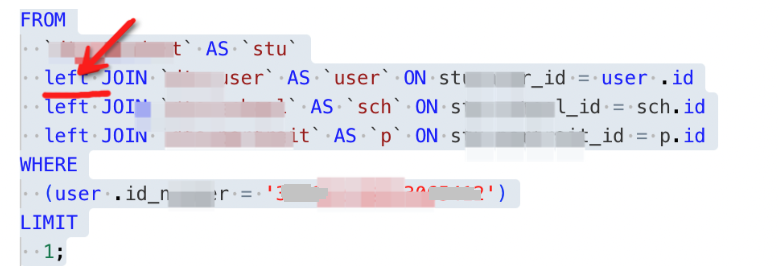 SQL 中表含 enum 列导致 LEFT JOIN 未 rewrite 为 JOIN-OceanBase数据库使用指南