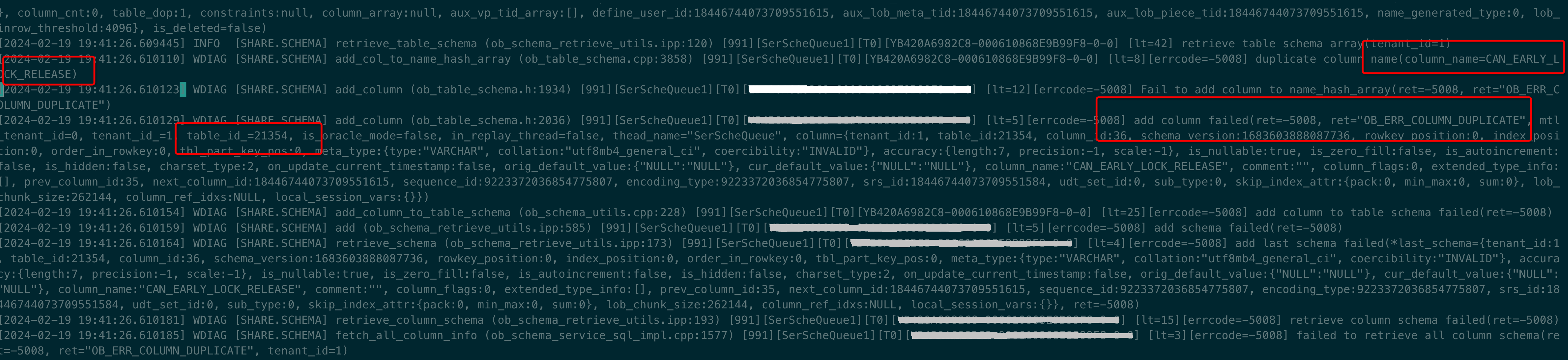OBServer V4.1.0 BP1 之前版本升级到 V4.2.2 版本，执行 DDL 卡住-OceanBase数据库使用指南
