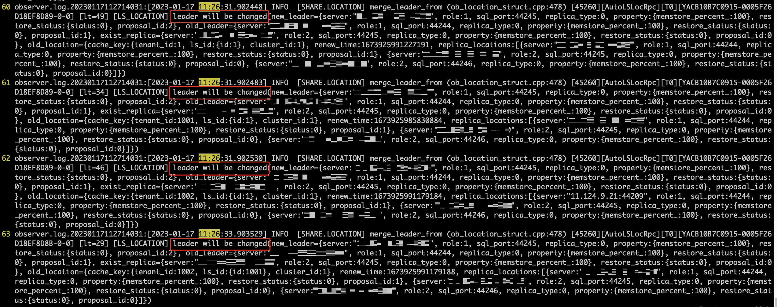 RTO 耗时长排查文档-OceanBase数据库使用指南
